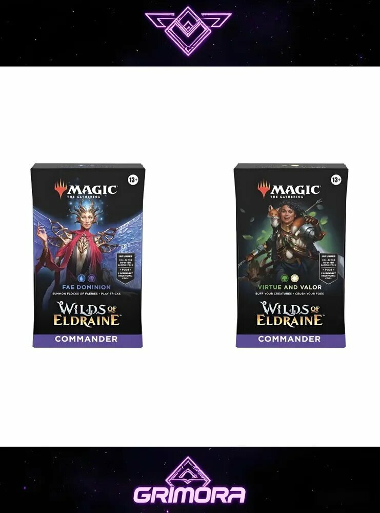 MTG: Wilds of Eldraine - Commander (Набор из 2 коробок)