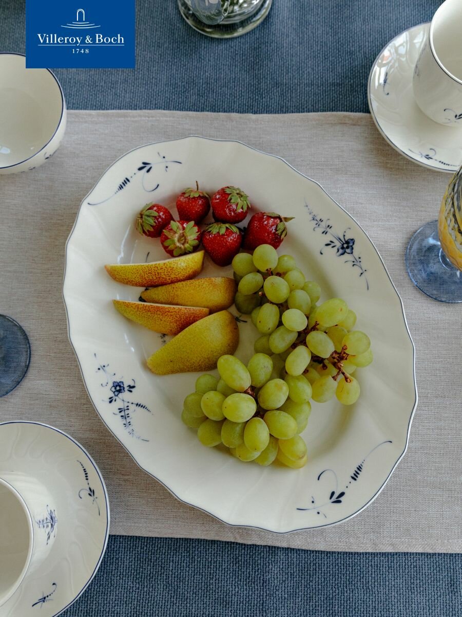 Овальное блюдо 36 см, Old Luxembourg, Villeroy & Boch, Премиум-Фарфор