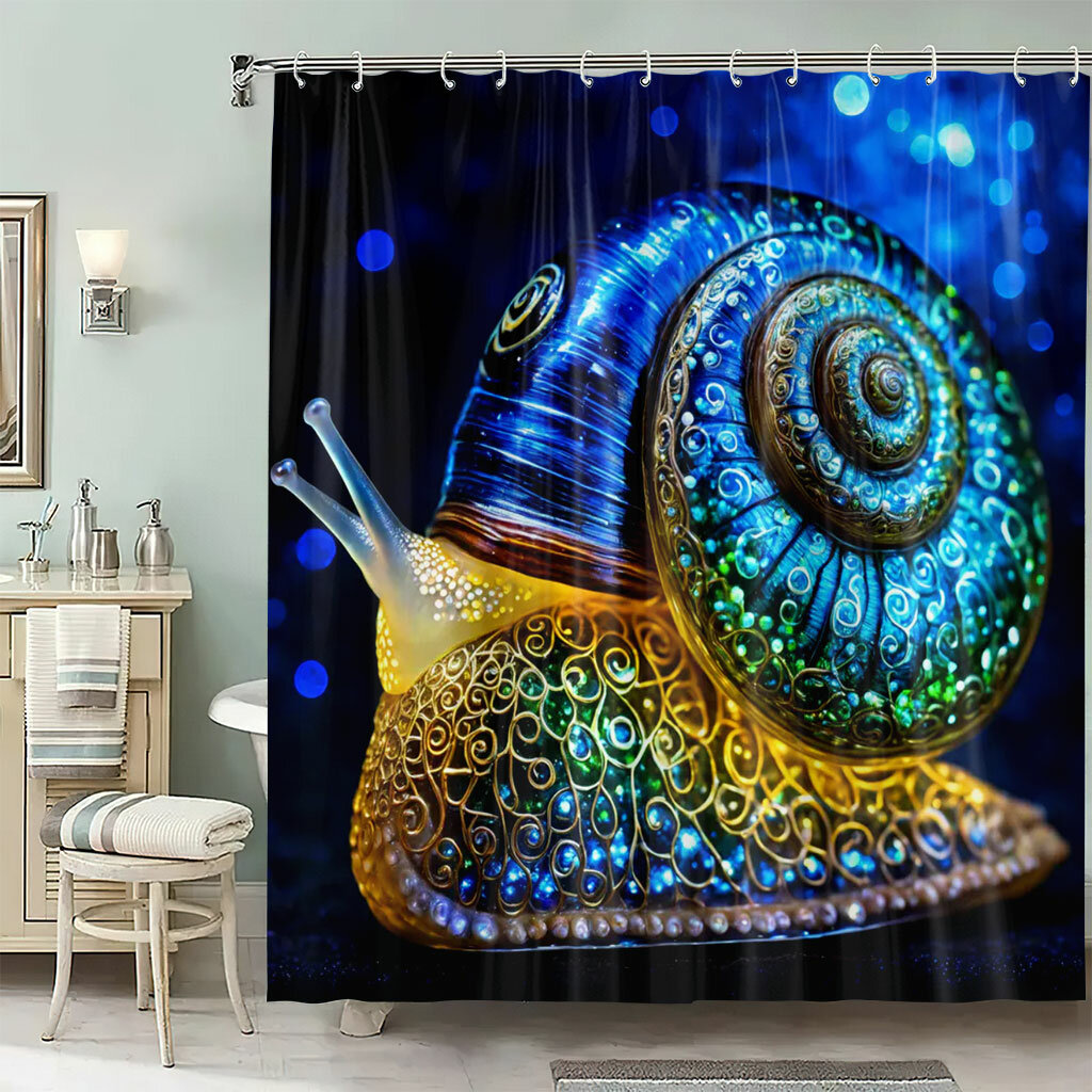 Штора Для Ванной Тканевая, Высота 180 См, Ширина 180 См, Высота 200 См, Ширина 200 См, усиленные Крючки, 12 Штук