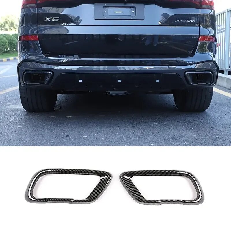 Для BMW X5 G05 X6 G06 X7 G07 2019-2021 (M спортивная версия) автомобильный глушитель из нержавеющей стали, выходная крышка выхлопной трубы, накладка, Style B