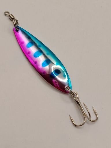 Блесна колебалка Daiwa Chinook 7гр на хищника, тройной крючок