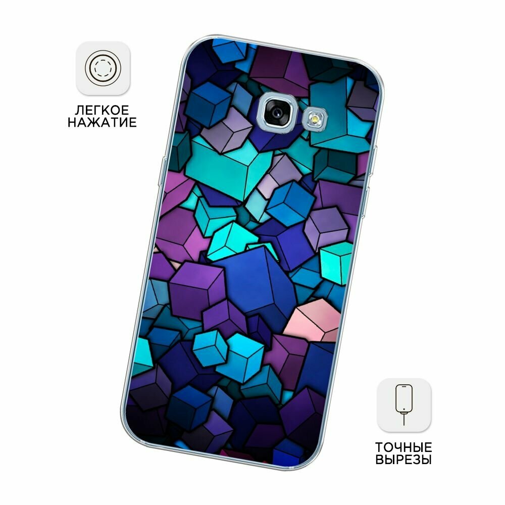 Чехол на Samsung Galaxy A5 2017 / Самсунг Галакси А5 2017 с принтом Геометрия 5 — фото 1
