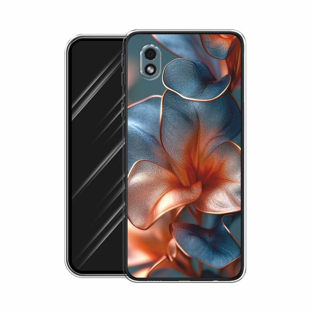 Чехол на Samsung Galaxy A01 Core / Самсунг Галакси А01 Core с принтом "Жемчужные цветы" — фото 1