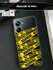 Чехол на Realme 10 Pro / Реалми 10 Про с принтом "Warning!", прозрачный