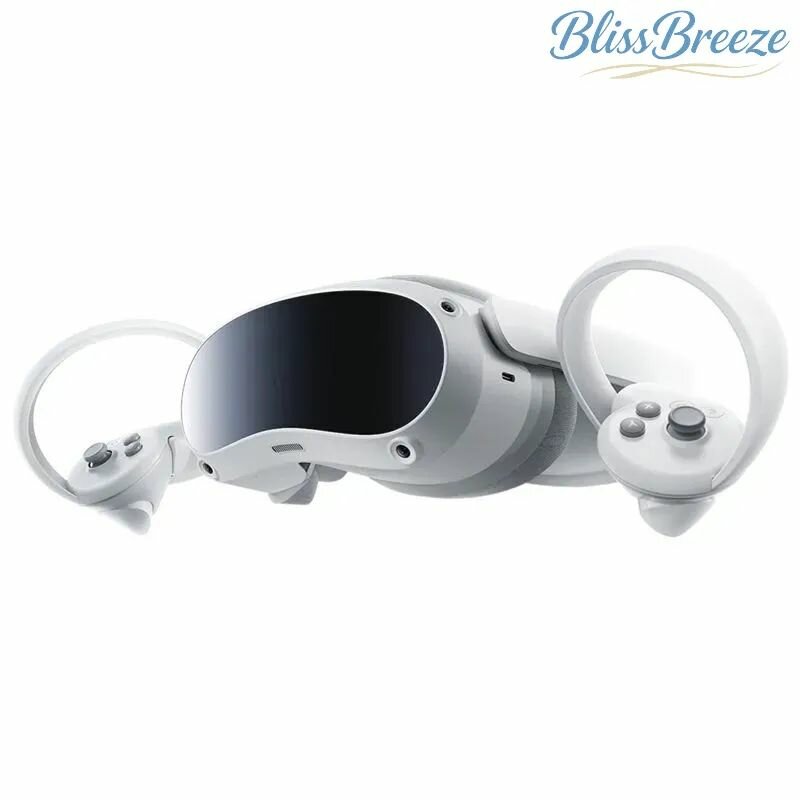 Виртуальные 3D-очки Pico 4 VR, 128 ГБ, 98% абсолютно новый, глобальная версия, поддержка русского языка, европейский штекер, удобно носить (не совсем новая)