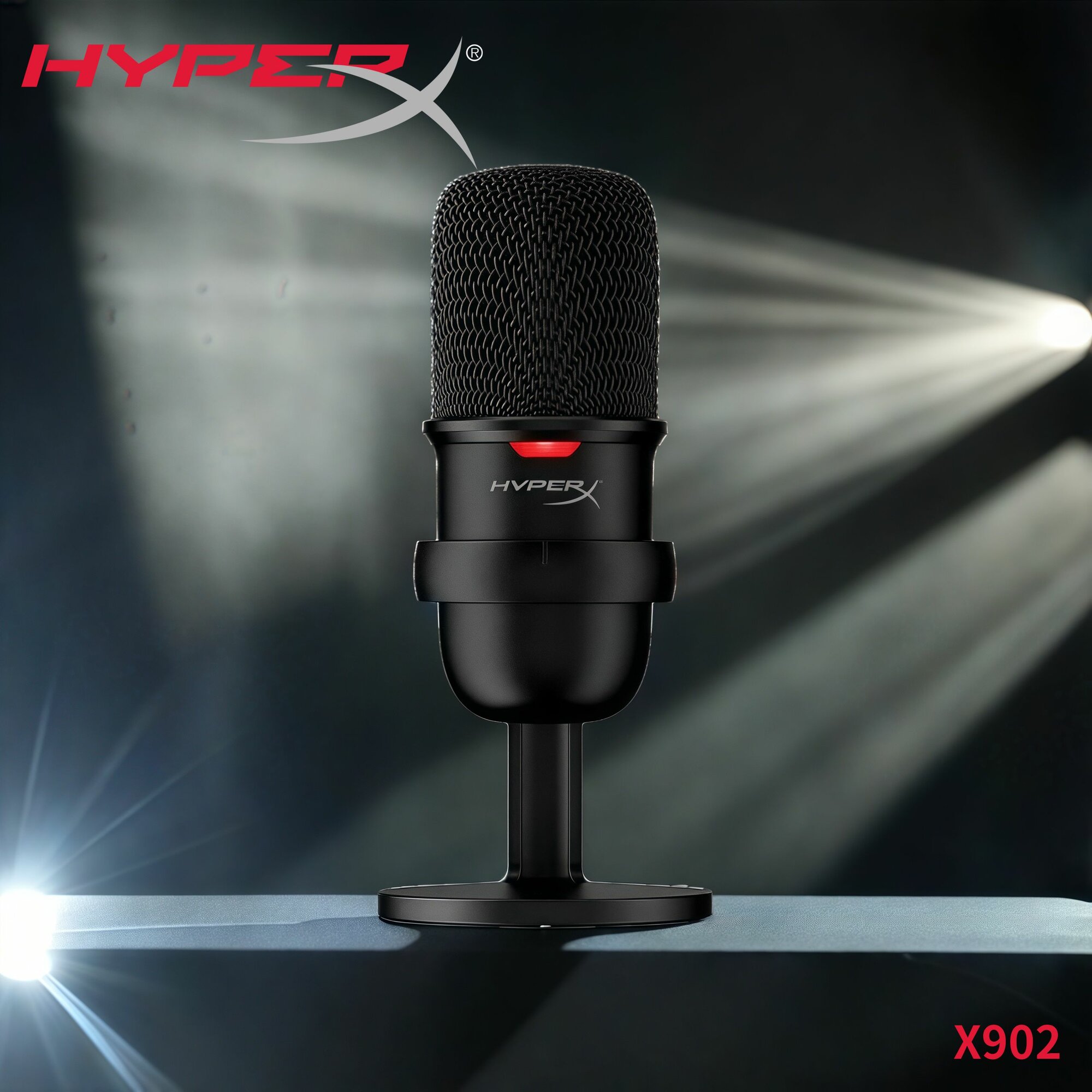 Конденсаторный USB-микрофон HyperX SoloCast отлично подходит для потоковой передачи и подкастинга