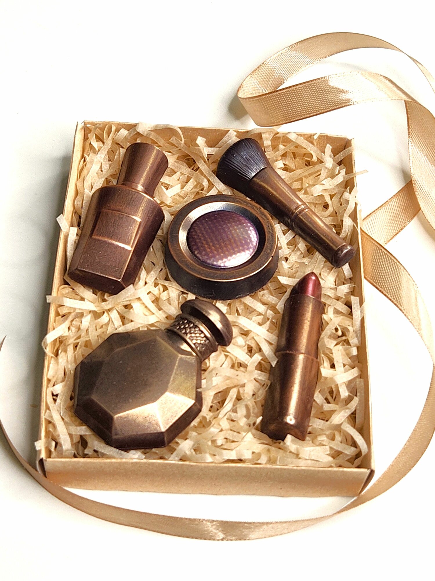 Подарочный набор для женщин "Красоточка Дуэт" из бельгийского шоколада, на день рождения, Новый год, 8 марта, сладкий подарок женщине, девушке, коллеге