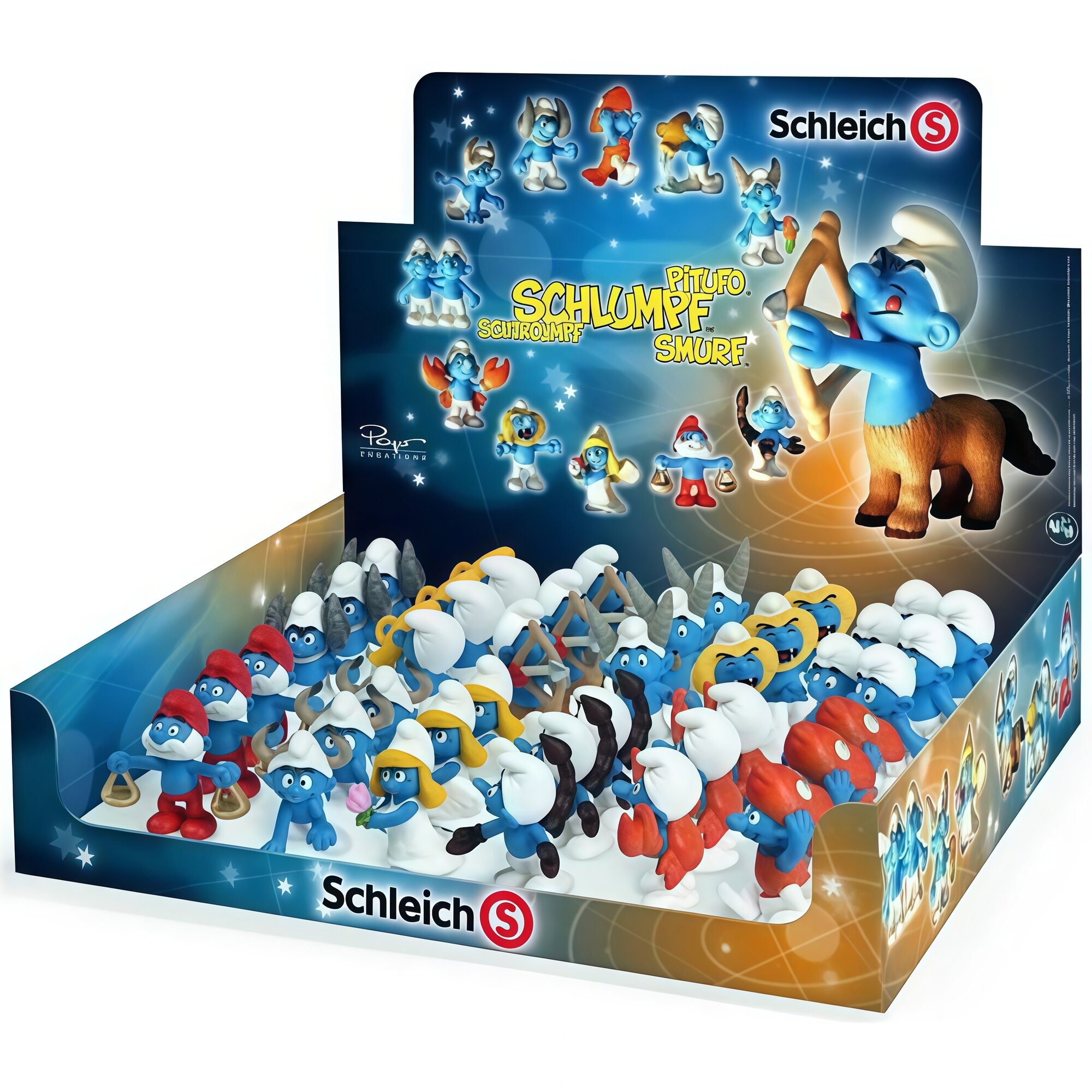Набор фигурок Schleich Знаки зодиака Смурфы, 20899, коллекционные