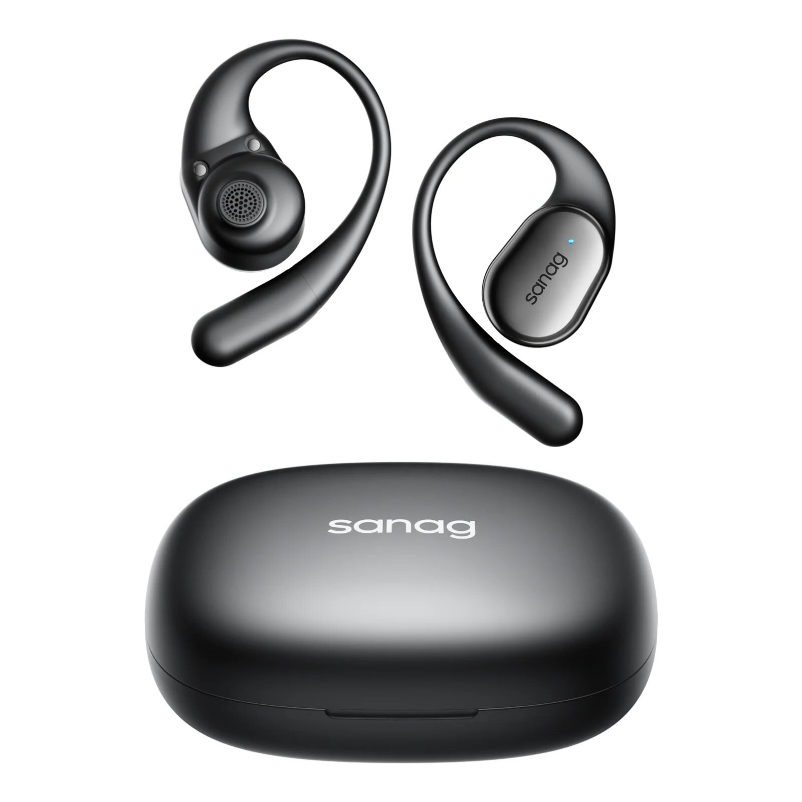 Sanag C16S Bluetooth 5.4 Беспроводные наушники с открытым ухом OWS Наушники Hi-Fi Звук Флэш-продажа Гарнитура Выбор Спортивные наушники TWS