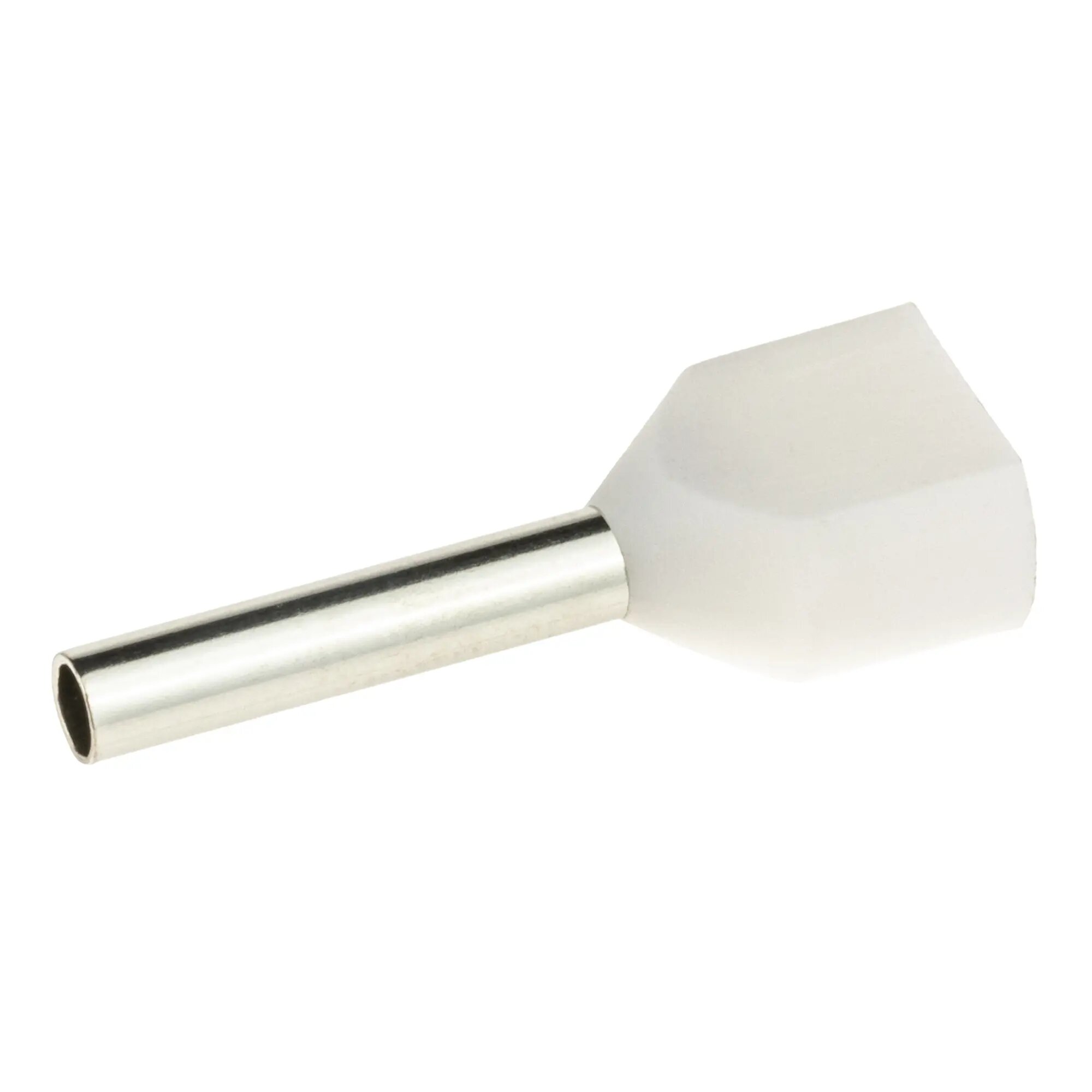 Duwi НШВИ 2 наконечник-гильза 0.75-10 мм белый цвет 25 шт для соединений кабелей