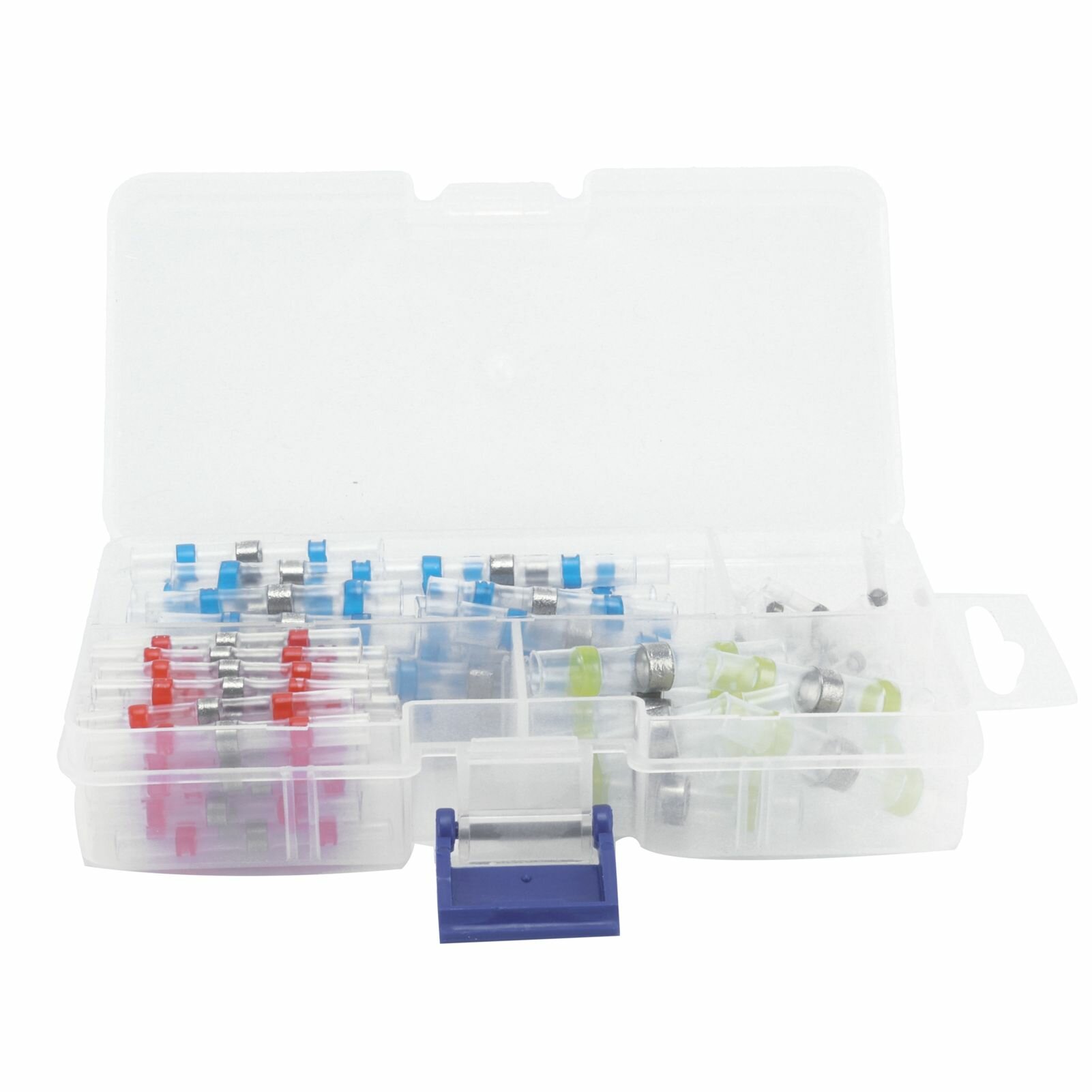 Термоусадочные стыковые соединители, изолированные водонепроницаемые обжимные кольца для припоя электрических проводов, 100 шт.