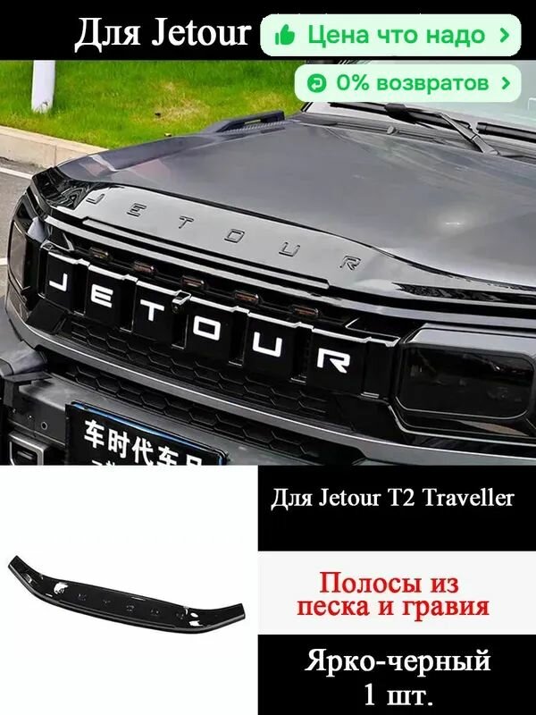 Полосы из песка и гравия Для Jetour T2 Traveller Защита от песка и камней для внешних частей автомобиля , Защитникотпескаикамней, гравийный дефлектор, защитный чехол, Внешняя защита автомобиля