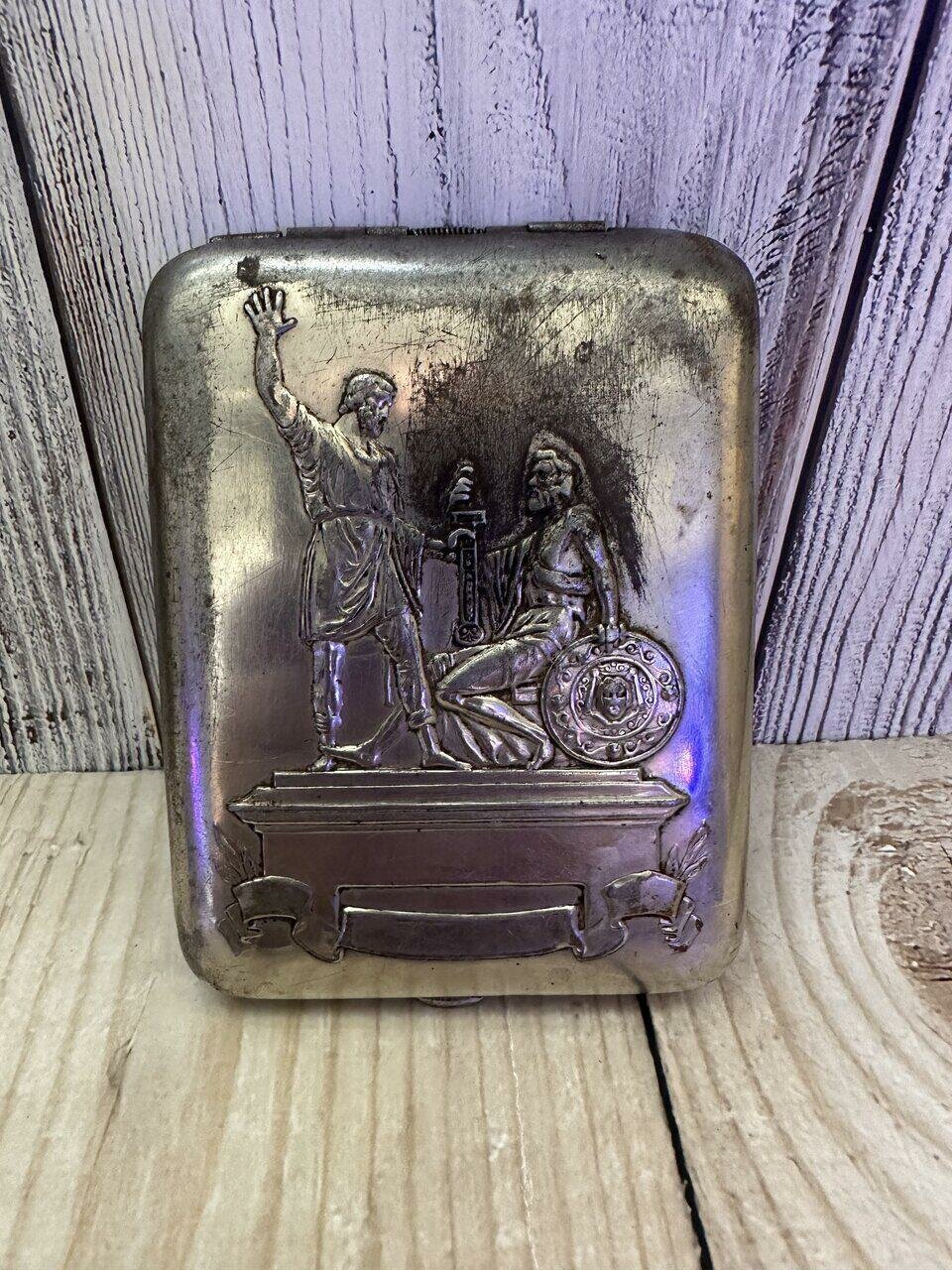 Портсигар Минин и пожарский СССР 1970 годы Винтажный редкий