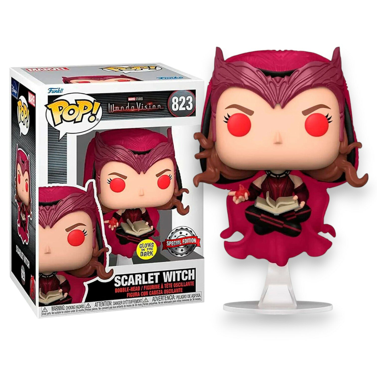Фигурка Funko Pop! коллекционная Алая Ведьма "ВандаВижен" Эксклюзив 823 (Фигурка Фанко Поп)