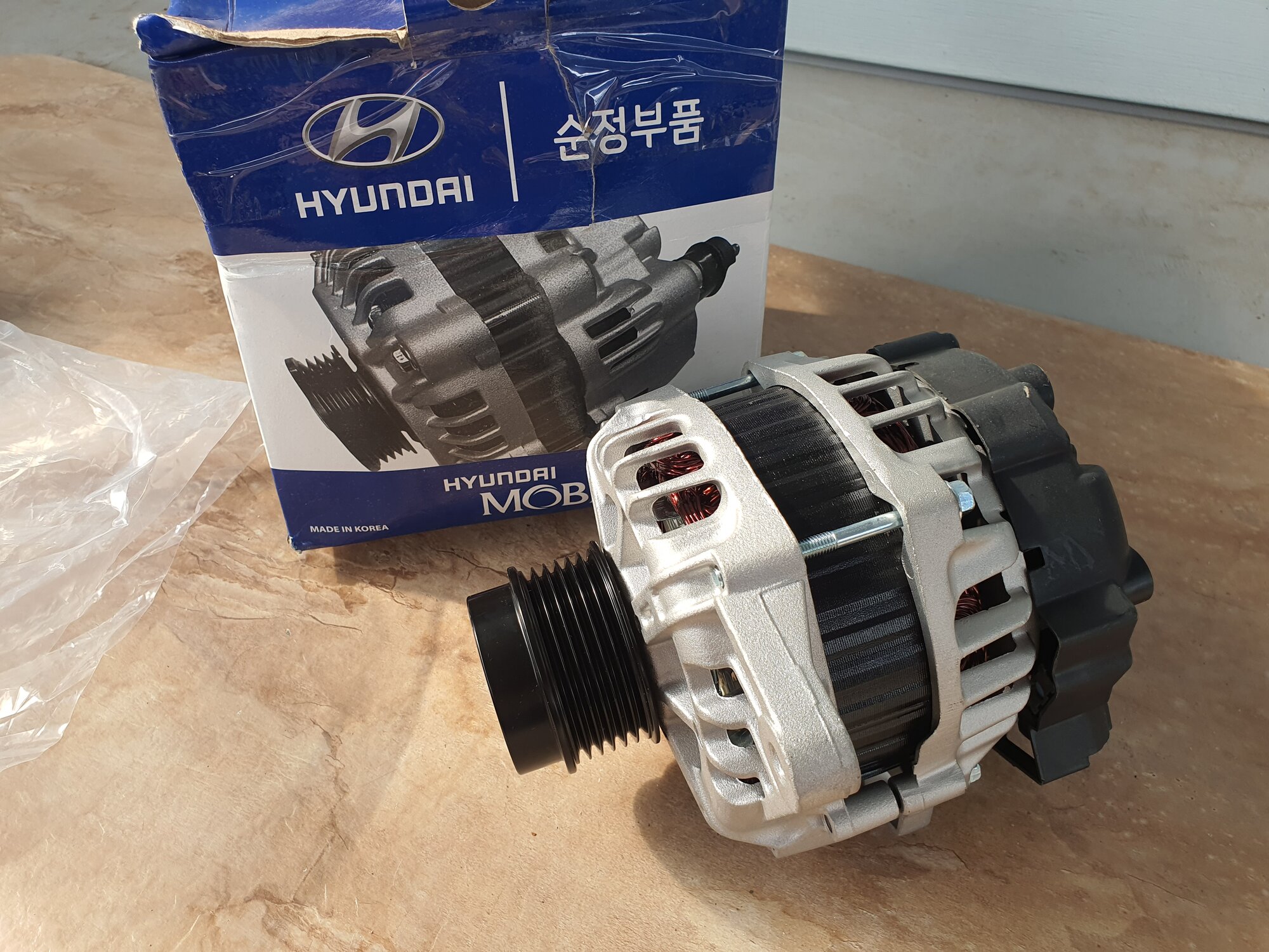 Генератор Всборе Hyundai Solaris KIA Rio.