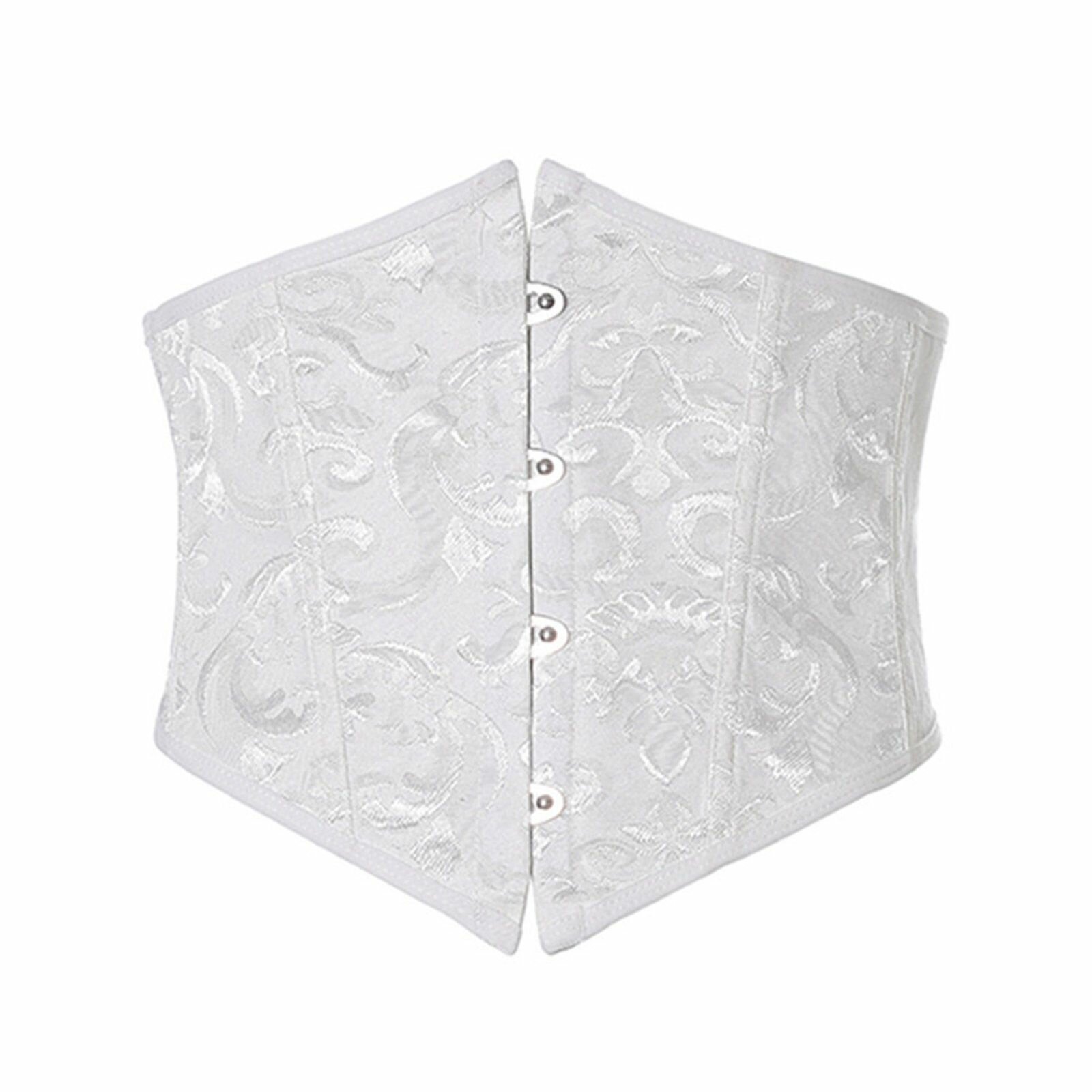 Удобный утягивающий корсет в ретро стиле с вышивкой