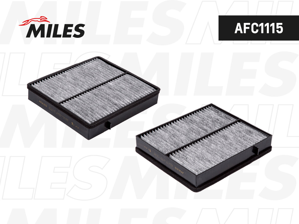 MILES Фильтр салона MB W163 98-05 угольный (Filtron K1120A MANN CUK2338) AFC1115