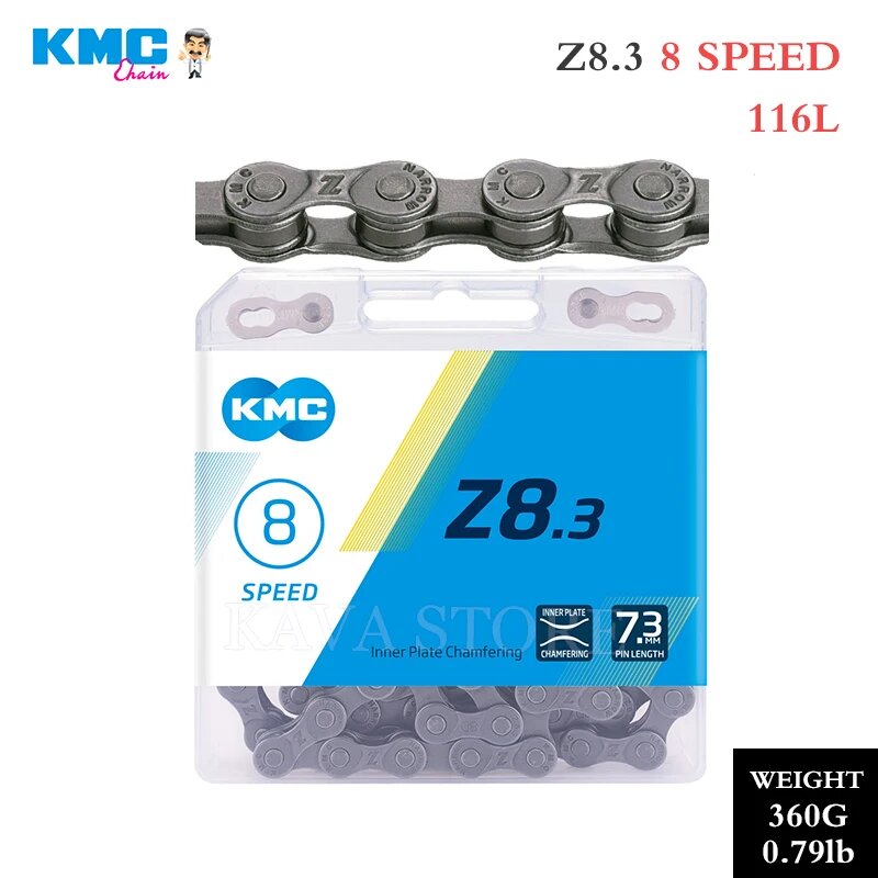 KMC Z8.3 8-скоростная цепь для велосипеда 116L