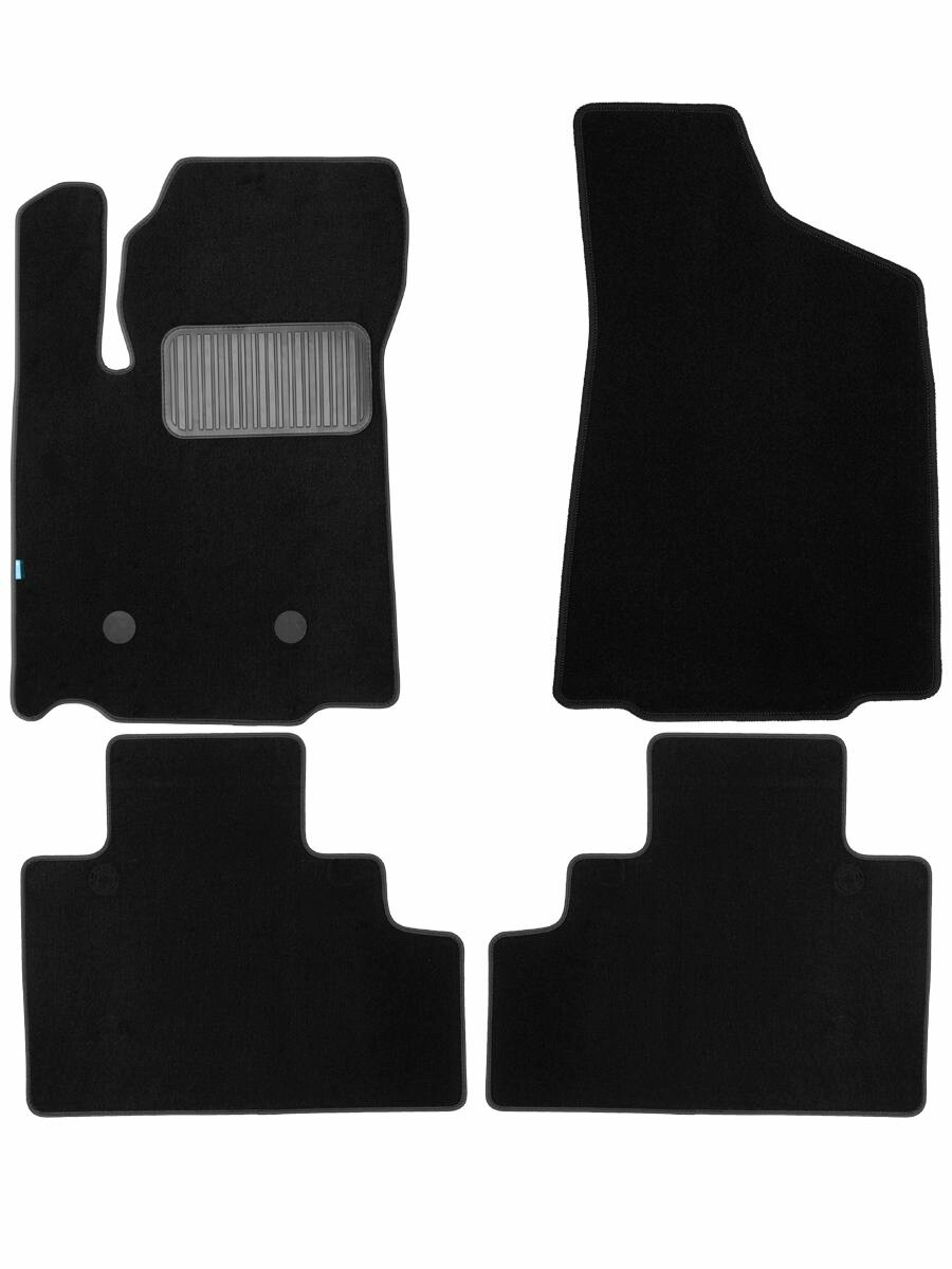 Коврики ворсовые для SWM G01F 2018-н. в. Внедорожник 5 дв. 4 шт. коврики текстильные в салон Klever Premium / СВМ Джи 01Ф