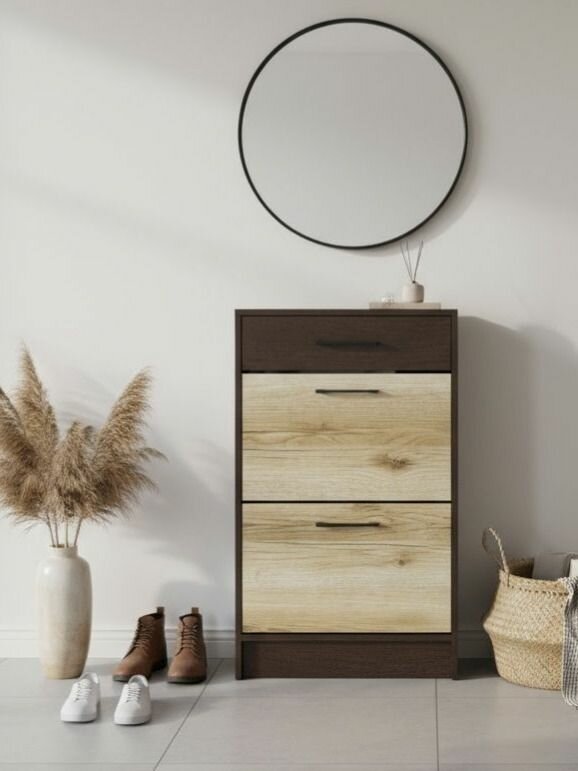 ARNIKA Обувница закрытая Бостон Венге, Дуб Делано