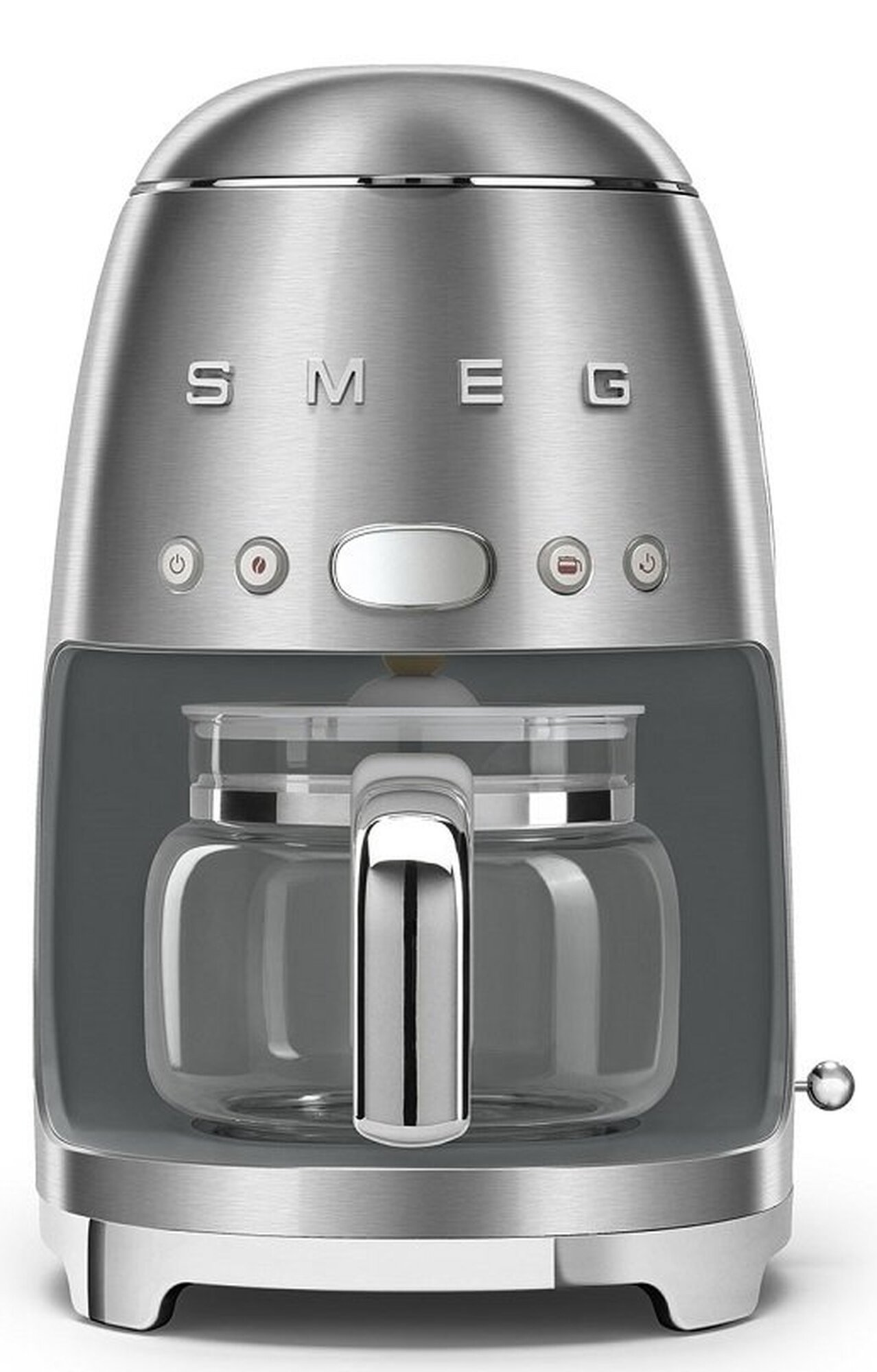 Капельная кофеварка SMEG DCF02SSEU 1050 Вт, 1,4 л цвет серебристый