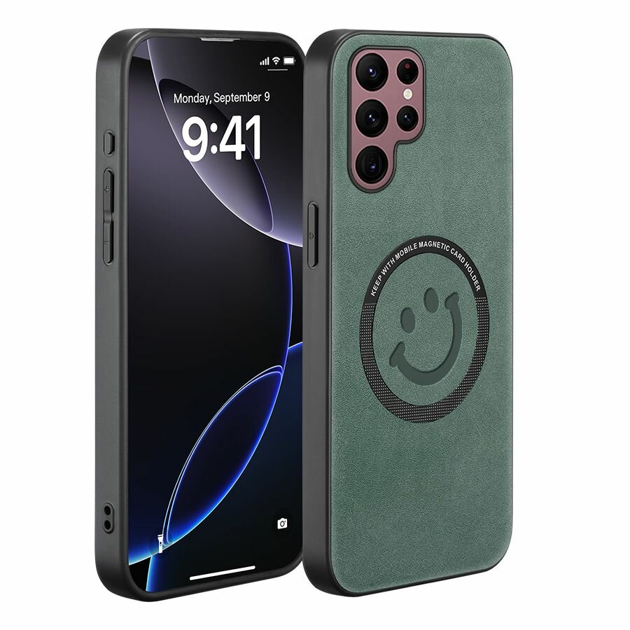 Чехол-Case MagSafe чехол для Samsung Galaxy S22 Ultra(Самсунг Галакси с22 Ультра) Нескользящий и удобный