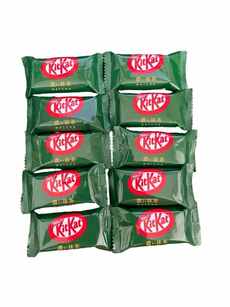 Японский КИТ-КАТ со вкусом Зелёного чая Матча,124,3г (11ШТ+1) Japan Nestle