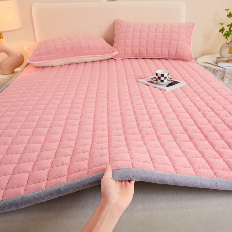 Матрас из утолщенного молочного флиса типа А, тепло зимой, матрас из кораллового флиса, складной мягкий коврик для дома, коврик для общежития,80*190cm