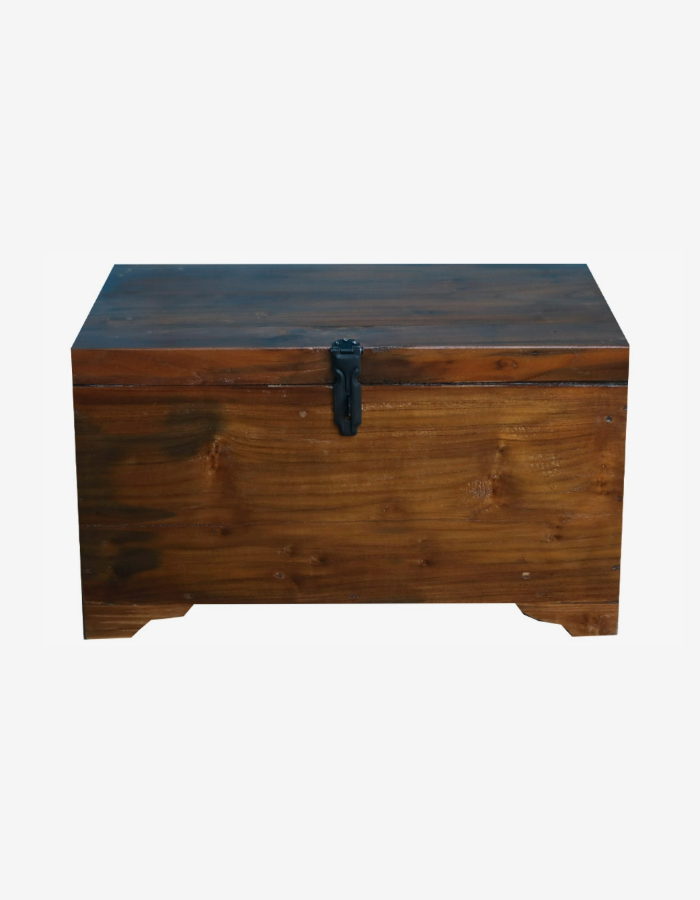 Деревянный сундук 50х25х22 см с Бали из старых лодочных досок