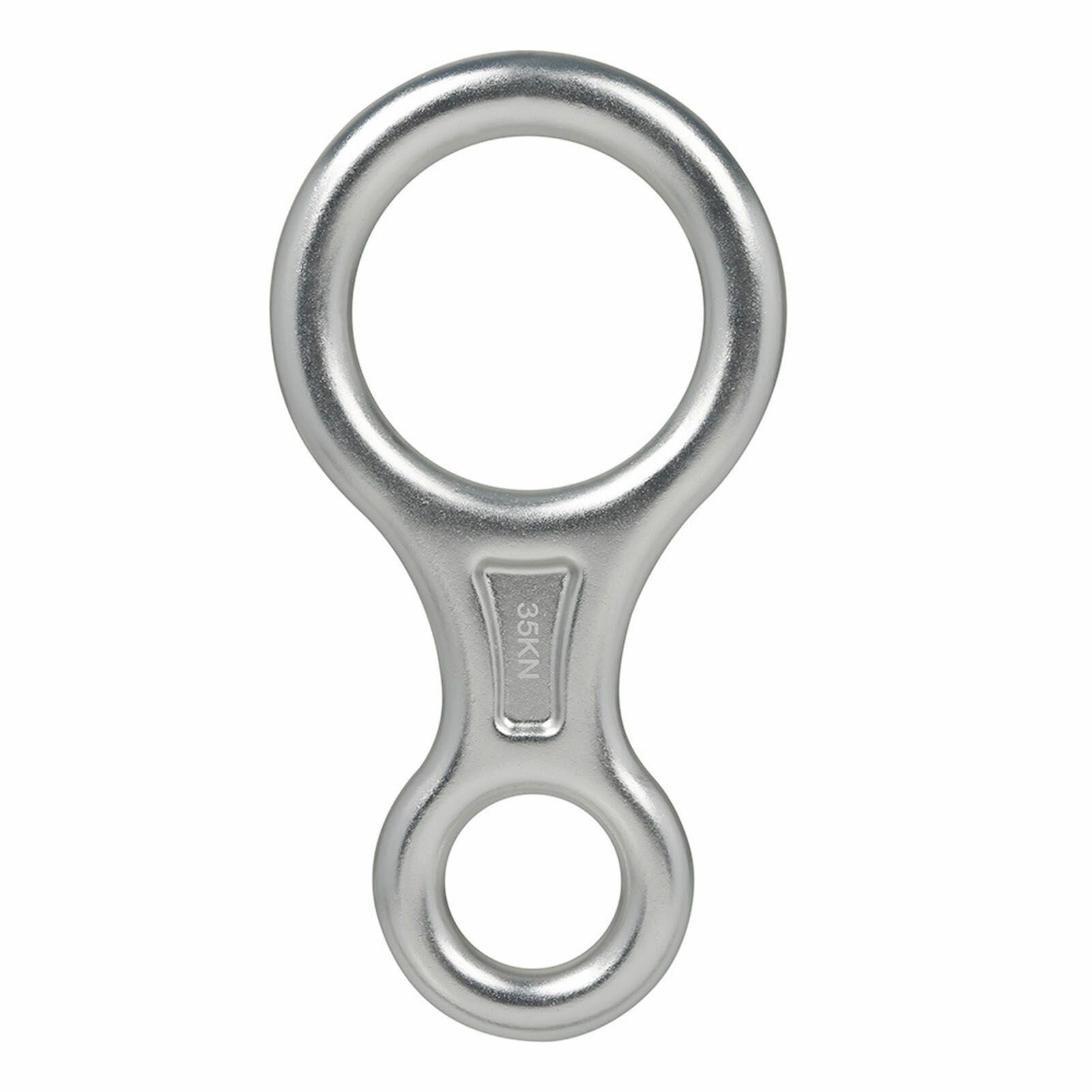 Рисунок 8. Спусковое устройство 35KN. Сверхмощное цветное альпинистское снаряжение. Снаряжение для спуска по склону для восхождения на зиплайн. Спасательное серебро.