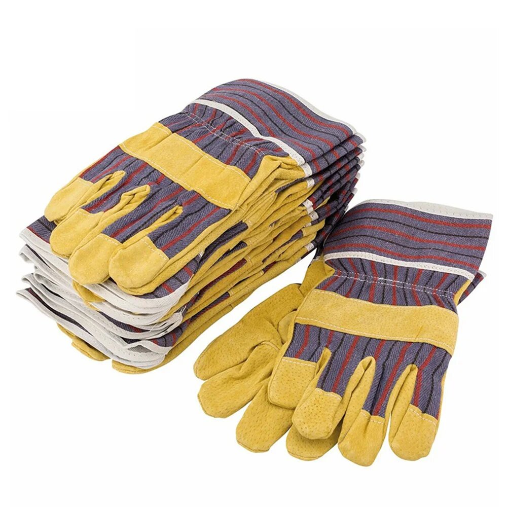 Кожаные рабочие перчатки Manjoy, цвет 6pair
