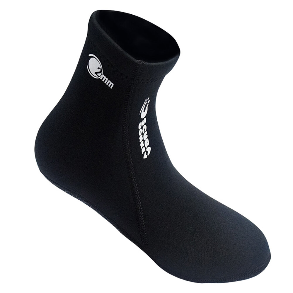 Носки для дайвинга из неопрена Anti-Slip Тёплые Носки для ветоши для мужчин и женщин 2MM Гибкие ботинки для серфинга для плавания и водных видов спорта Черный Размеры XS, S, M, L, XL Материал Неопрен Пакет 300*180*30мм Вес упаковки XS:130г, S:140г,