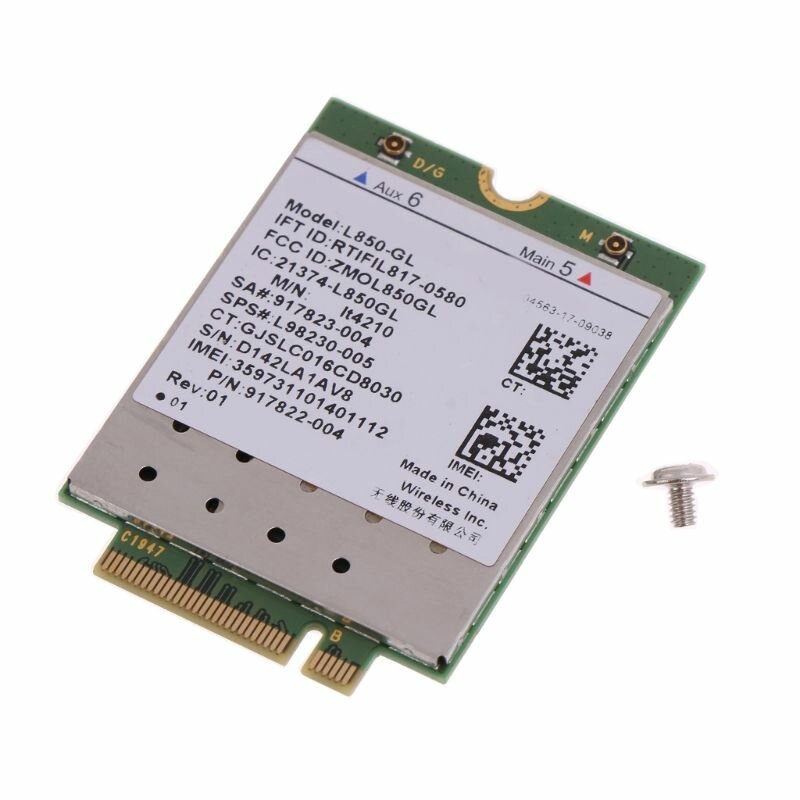 Беспроводной модем, L850 GL Модуль HP версии 4G