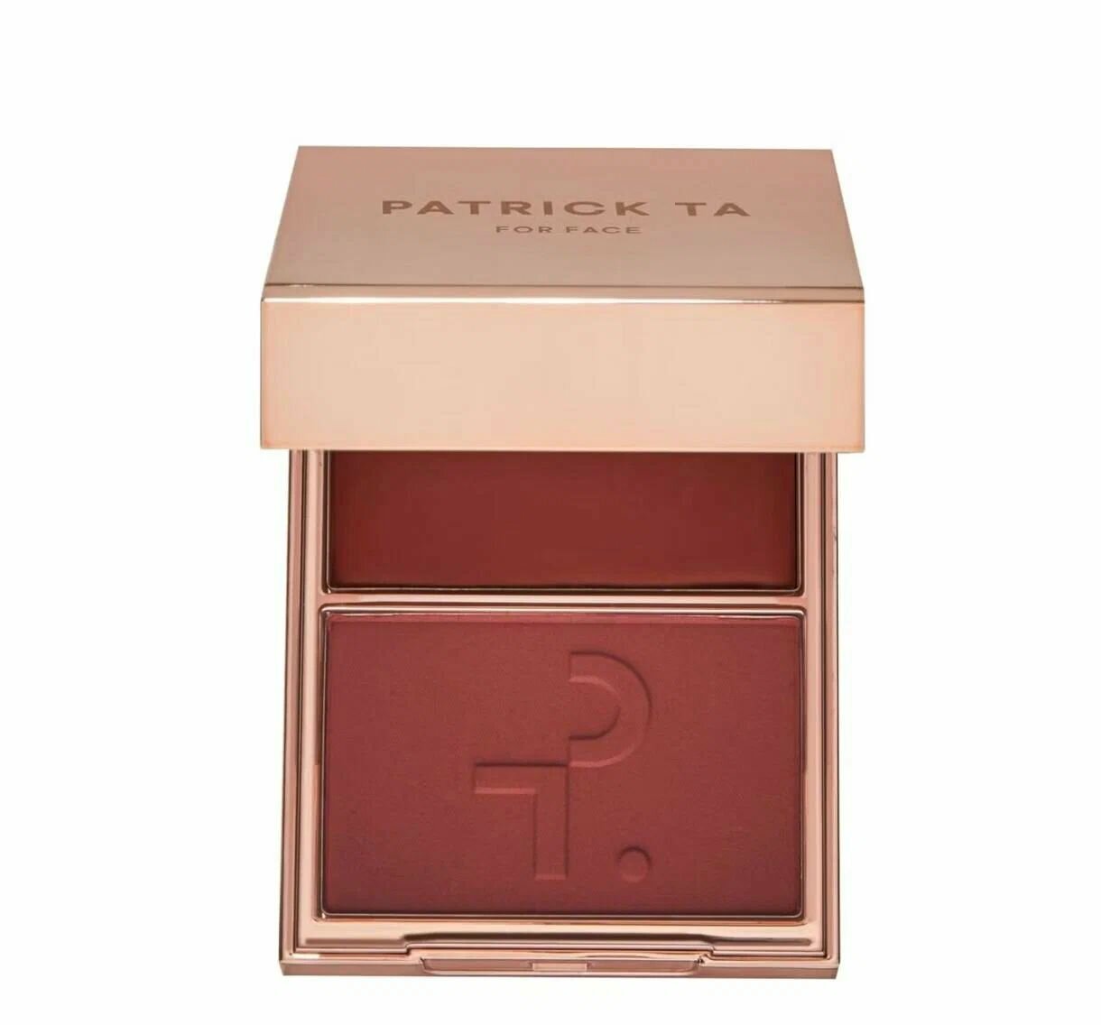 Палетка кремовых и пудровых румян для лица PATRICK TA double-take creme&powder blush SHE KNOWS WHO SHE IS10g