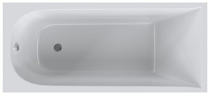 Акриловая ванна ALBA SPA Impero 180x80 см, пристенная, белая, на ножках