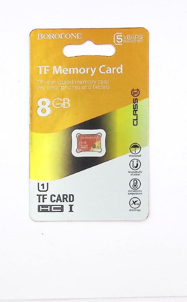 Карта памяти Borofone TF 8 Gb