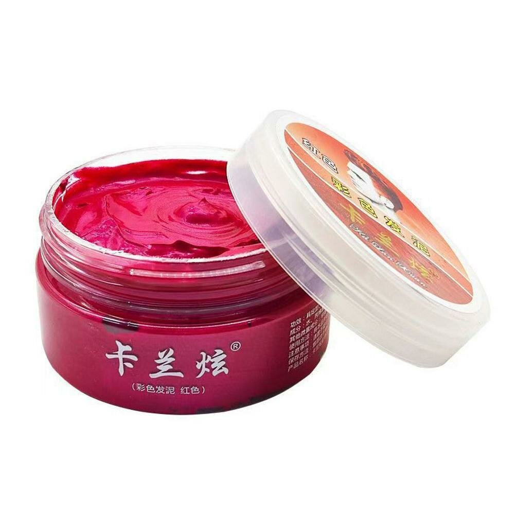 Одноразовая цветная паста для окрашивания волос