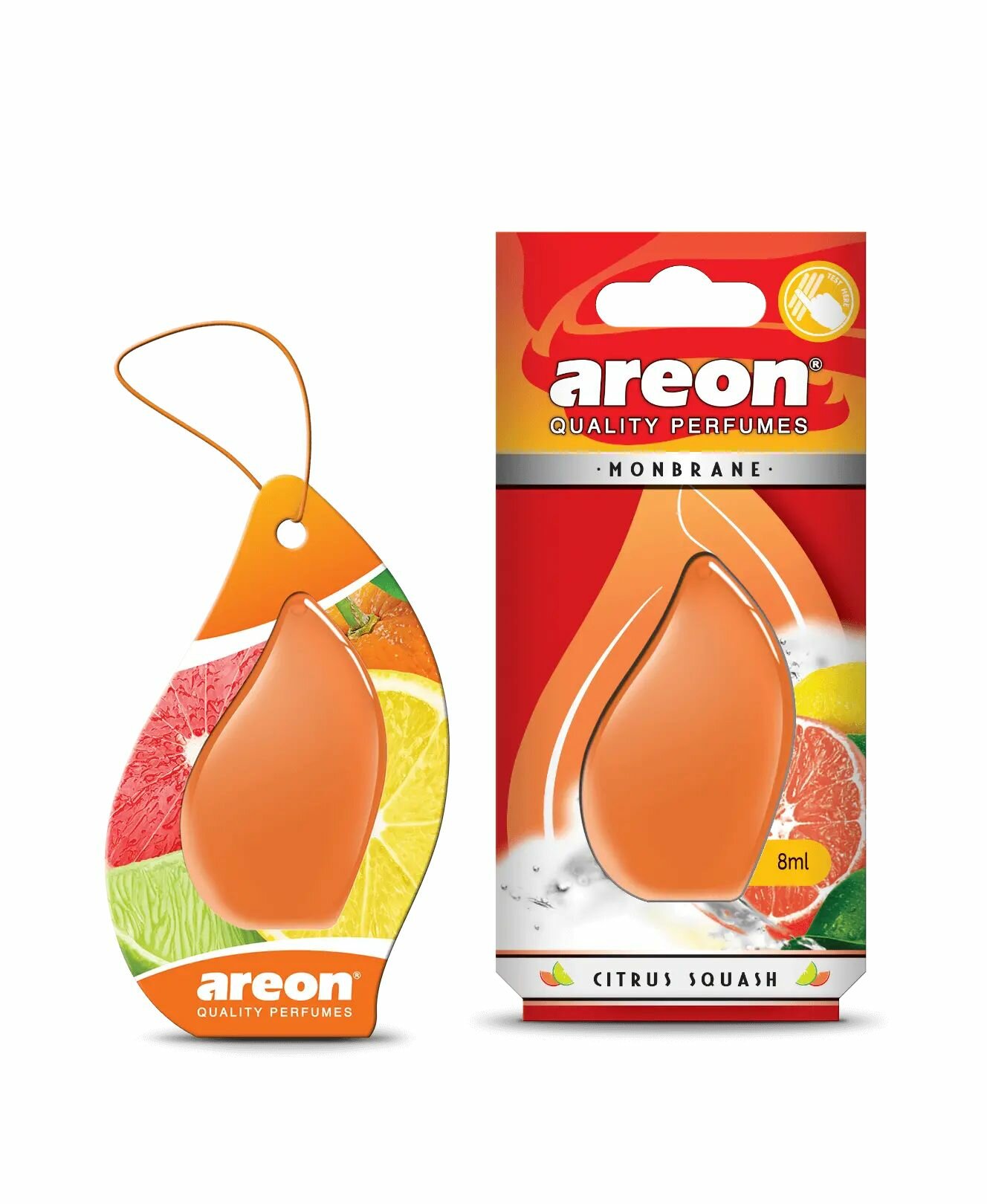 Ароматизатор на зеркало Areon Monbrane Citrus Squash цитрусовый сквош