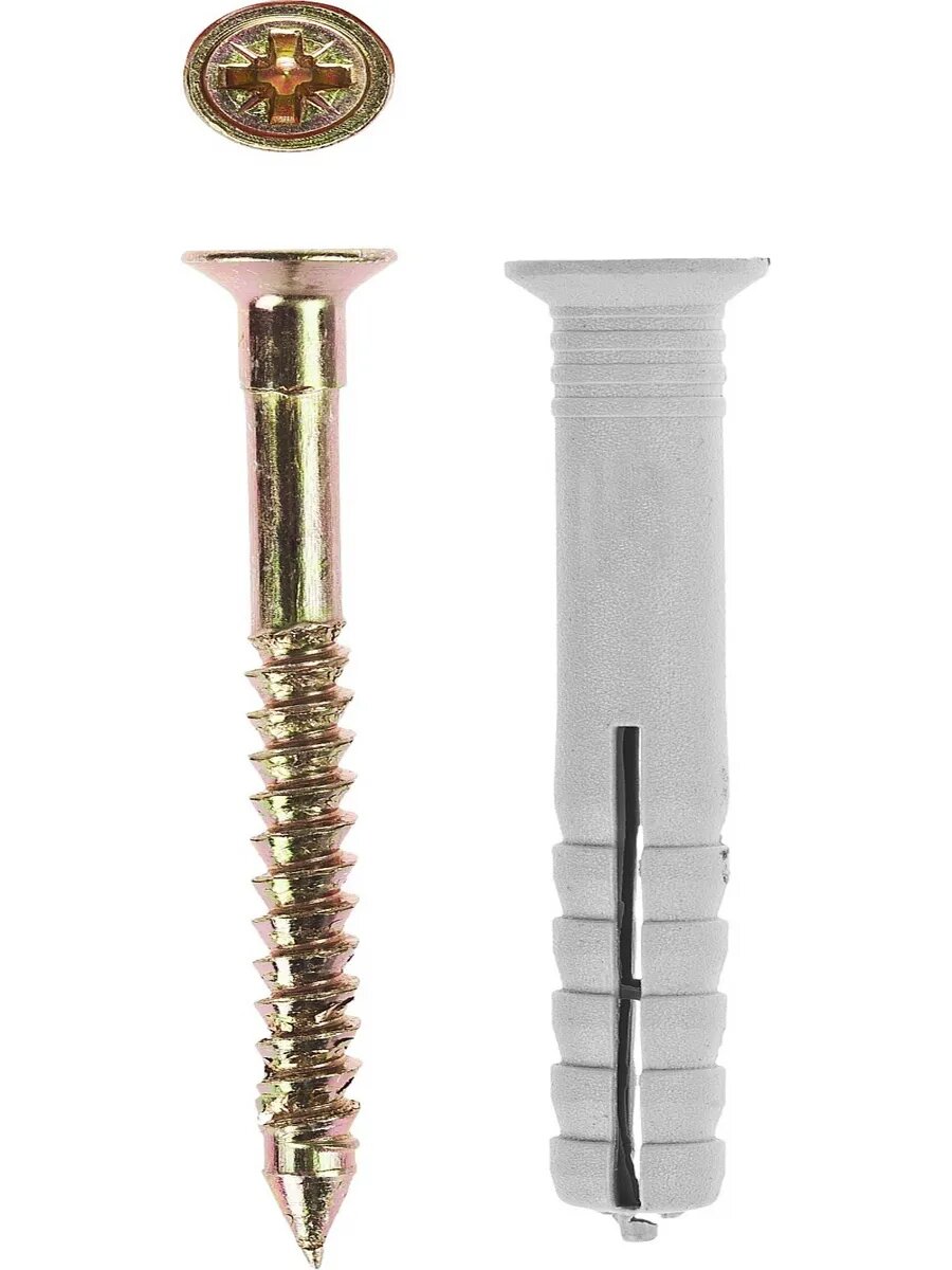 6 х 50 мм, потайной бортик, 105 шт, дюбель-гвоздь