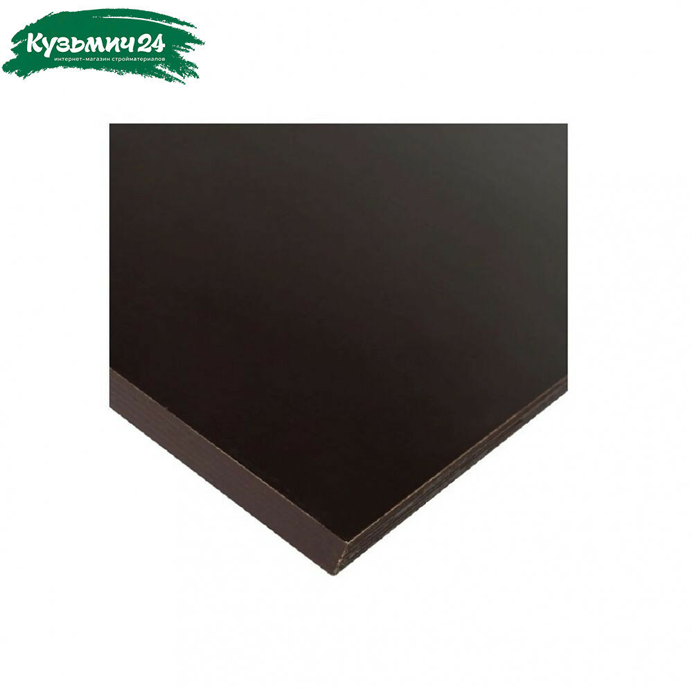 Фанера ламинированная влагостойкая ФСФ 18х1220x2440 мм для внутренних и наружных работ, 1 шт.