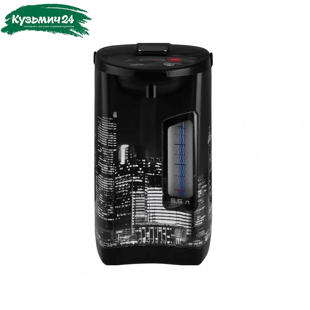 Термопот Willmark WAP-603IS 5.5 л, 0.9 кВт, черный 2001238, 1 шт