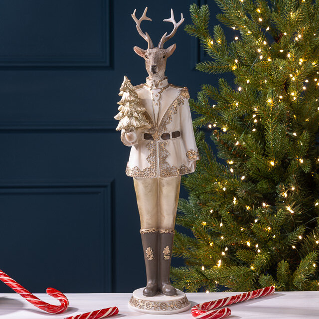 Декоративная фигура Олень Мэлвин - Magnificent Xmas 41 см, Boltze (Больтце), 2036327-1