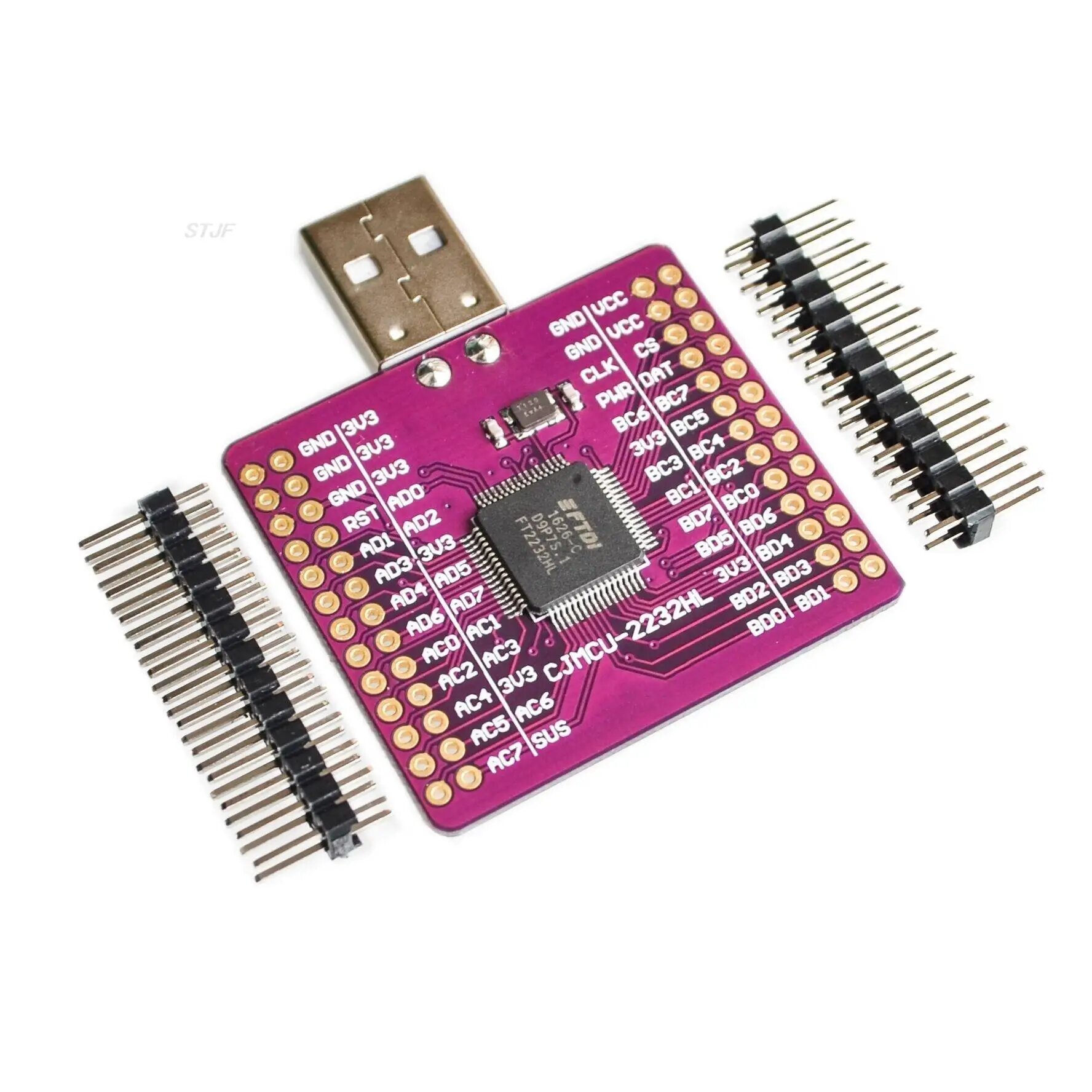 MCU-2232 FT2232HL USB TURN UART/FIFO/SPI/I2C/JTAG/RS232 модуль внешней памяти
