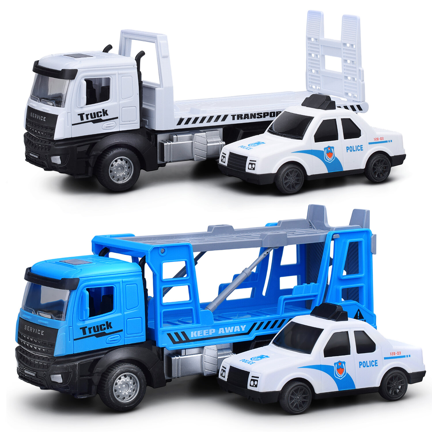 Машина JKL-A27A "Автовоз", 25.5х7.5х10.5 см, инерц, для детей от 3 лет