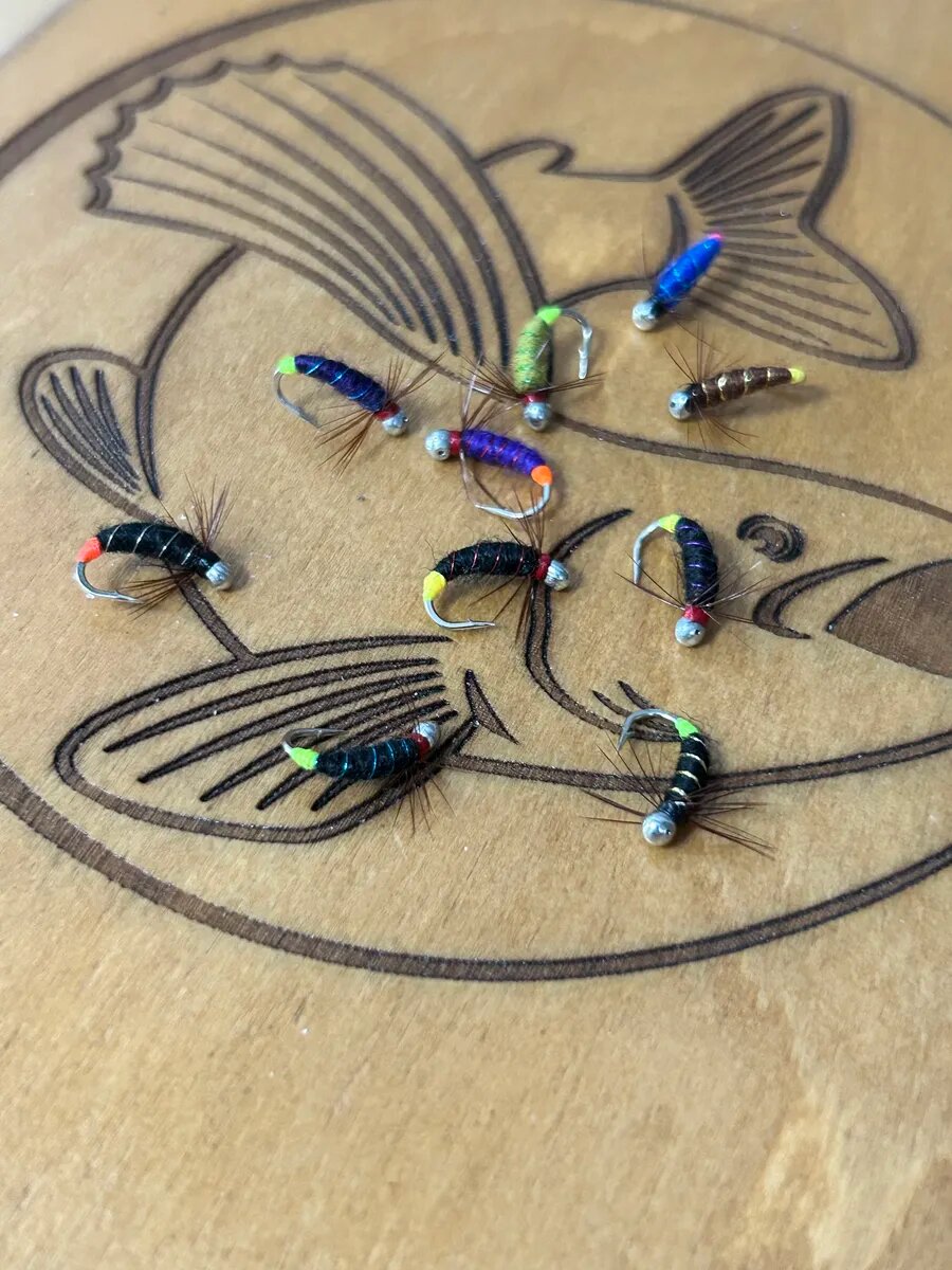 Набор мух на хариуса и ленка, 10 шт