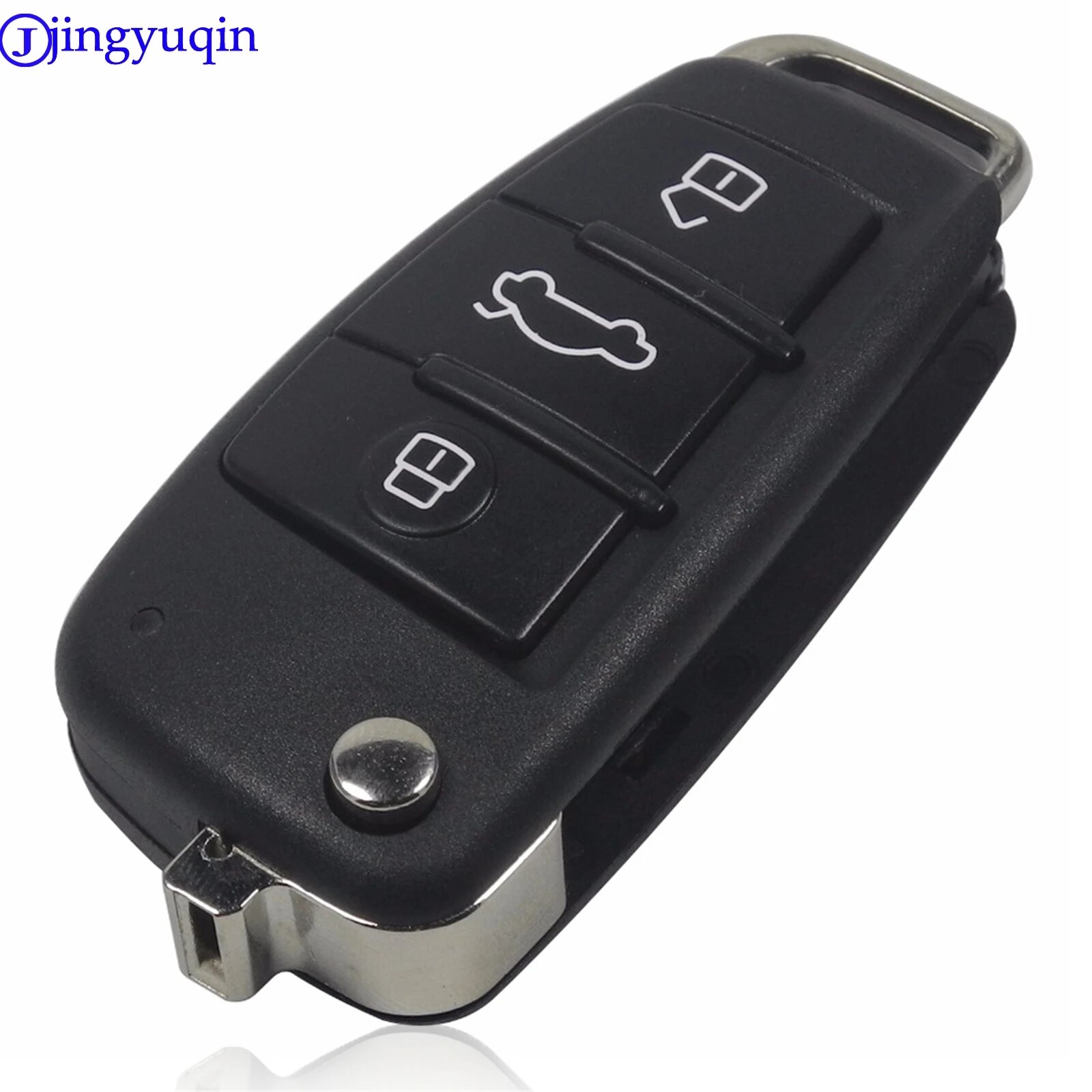 Jingyuqin KD VVDI складной флип-чехол для дистанционного ключа автомобиля для AUDI A6 для VW для Pasha для Bora для Skoda для сиденья без лезвия