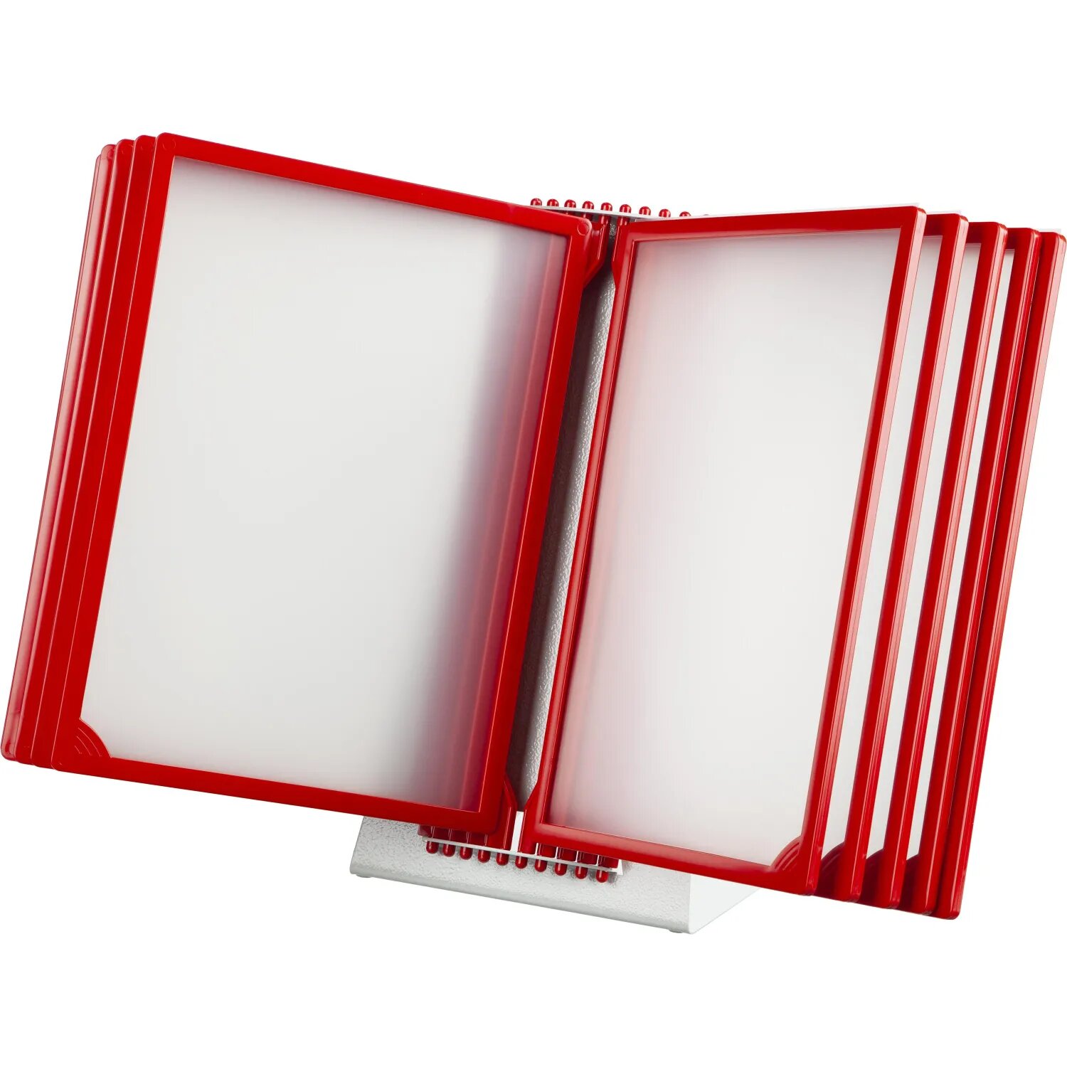 Демосистема настольная перекидная,10 панелей А4, цветная 153080