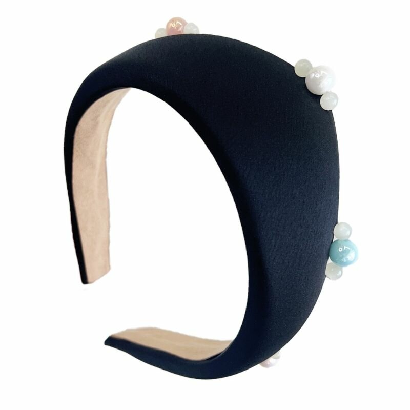 Новая европейская и американская ретро-корона на головном уборе для женщин-черный