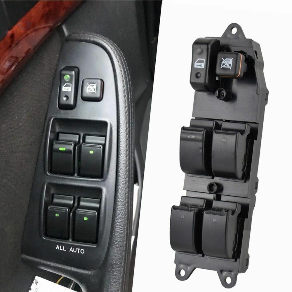 Электрический переключатель стеклоподъемника для Toyota Avensis 2003-2008 с боковым управлением, совместимый с моделями T252, AZT250, ADT250 надежная замена для плавной работы окон