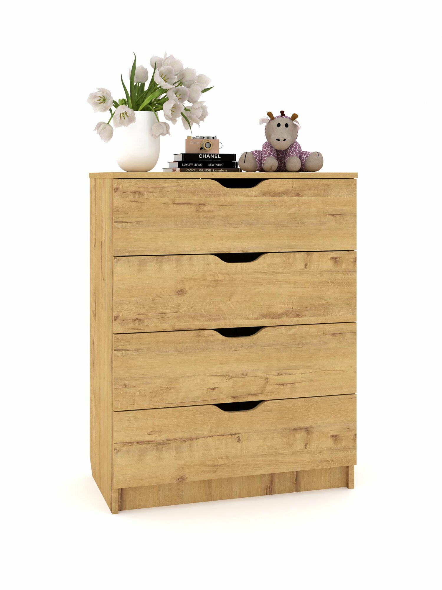 Есэндвич Grand-Лаворо-3 Комод 70х90х40 см, с ящиками (Дуб бунратти)